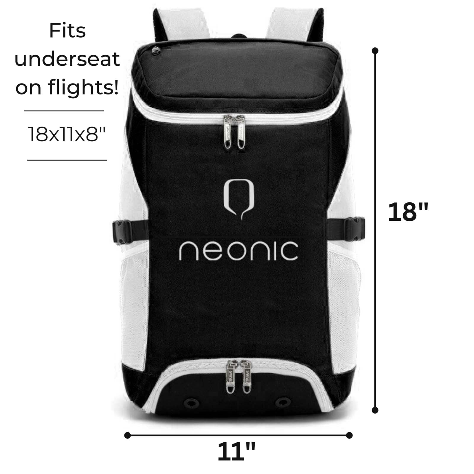 Neonic Pickleball Backpack - Perfect Mid-Sized Backpack for Rec Play